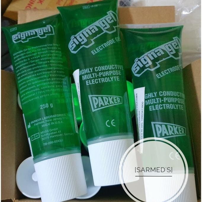 Jual signa gel electrode gel / jelly ecg parker usa / jelly ekg 250 gr ...