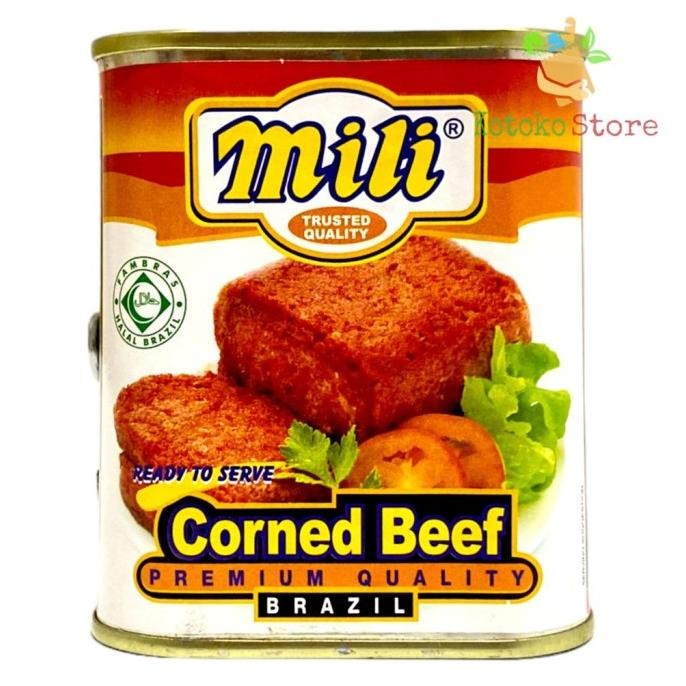 Jual Mili Corned Beef Premium Quality Brazil / Kornet Mili 340gr PM | Shopee Indonesia