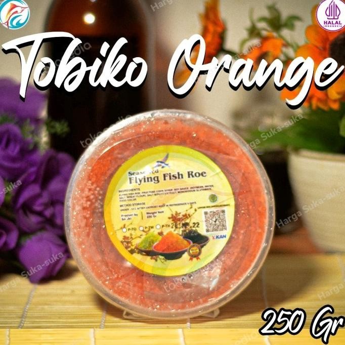 Jual TOBIKO ORANGE - FLYING FISH ROE - 250GR ORIGINAL DAN TERPERCAYA ...