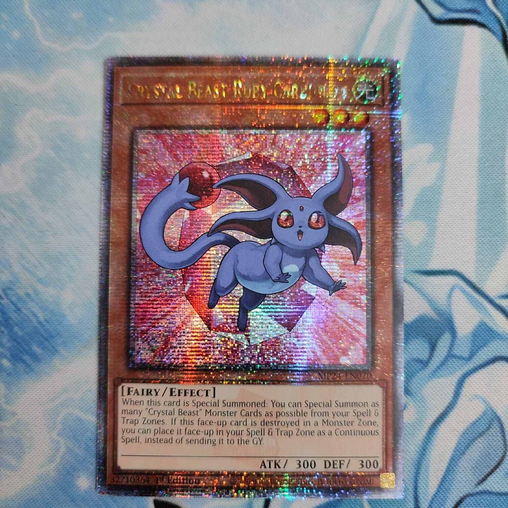 Jual yugioh crystal beast ruby carbuncle MP24 QCSR original | Shopee ...