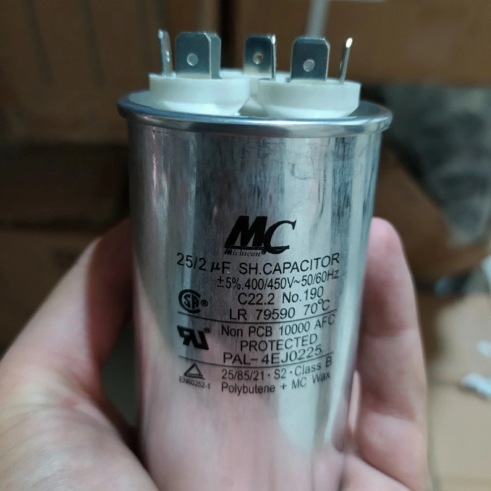 Jual Capasitor AC 25+2UF (MC) | Shopee Indonesia