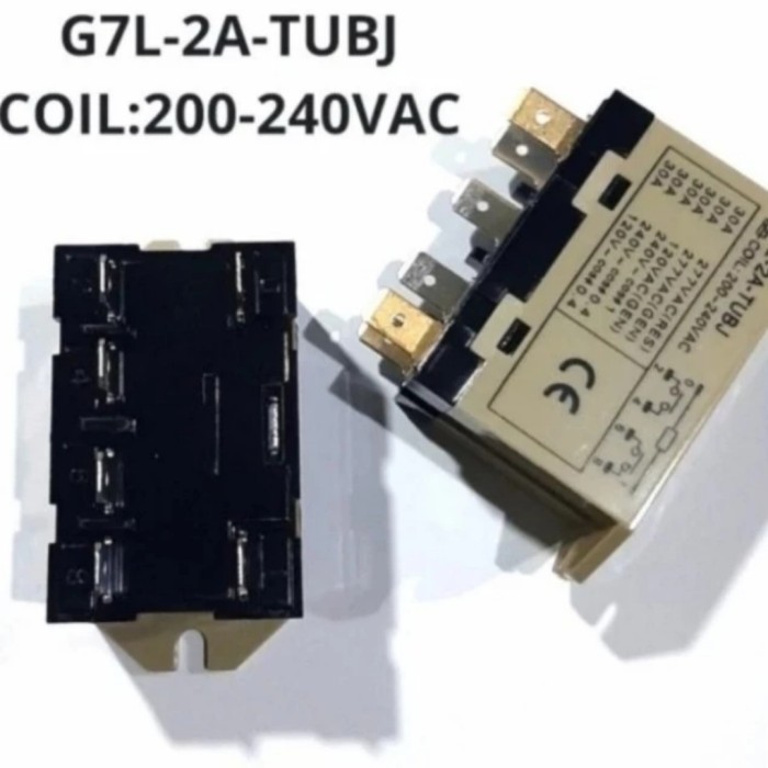 Jual Rilay Kompresor Ac Daikin G7L-2A-TUBJ-CB Coil 30A 220-240VAC ...