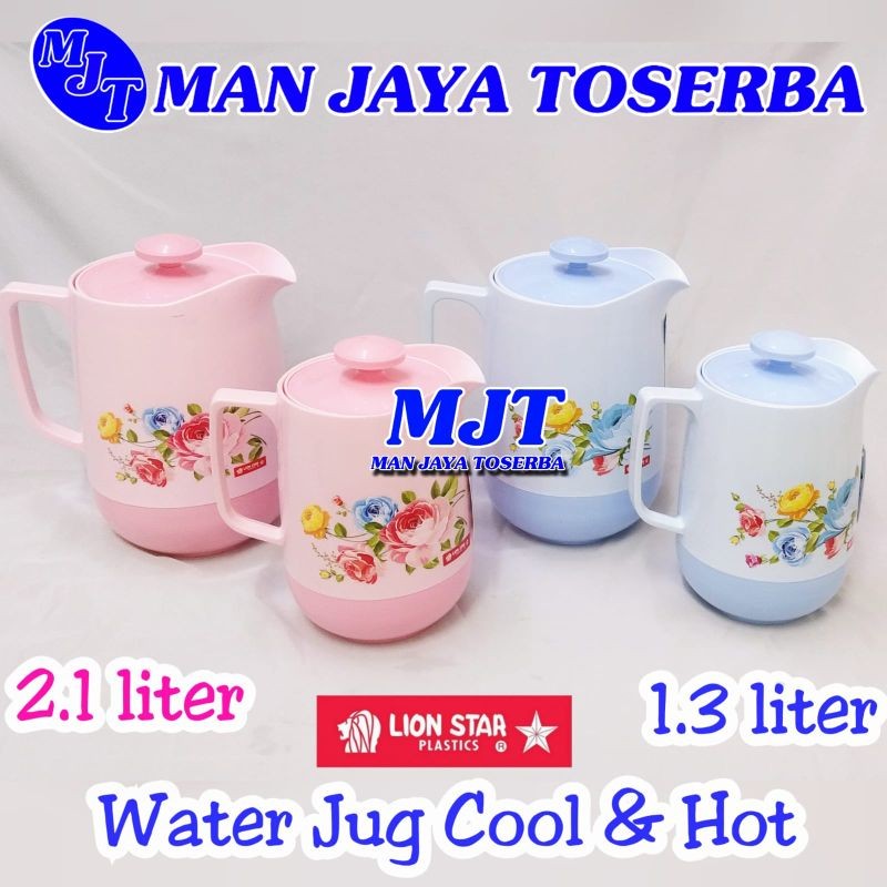 Jual Lion Star Teko Termos Panas Dingin Water Jug 1.3 liter K-1 | Shopee Indonesia