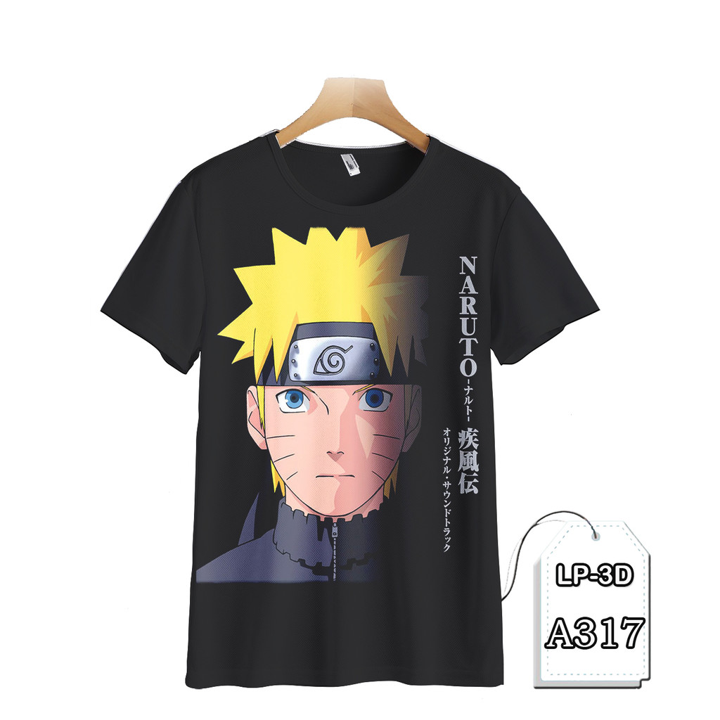 Jual Baju Naruto Uzumaki Baju Anak dan Dewasa Serial TV Anime LP3D-A317 ...