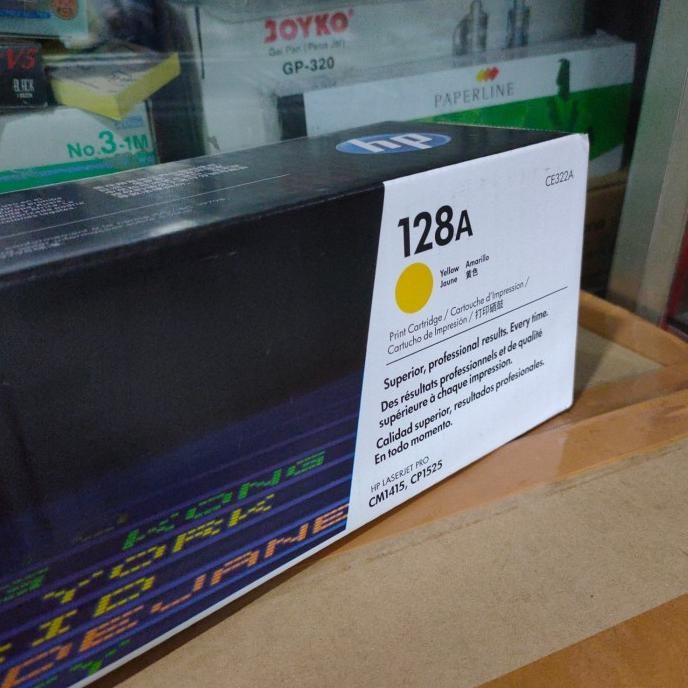 Jual Toner Cartridge Hp 128A Yellow (Ce322A) Original [ Brunr ...