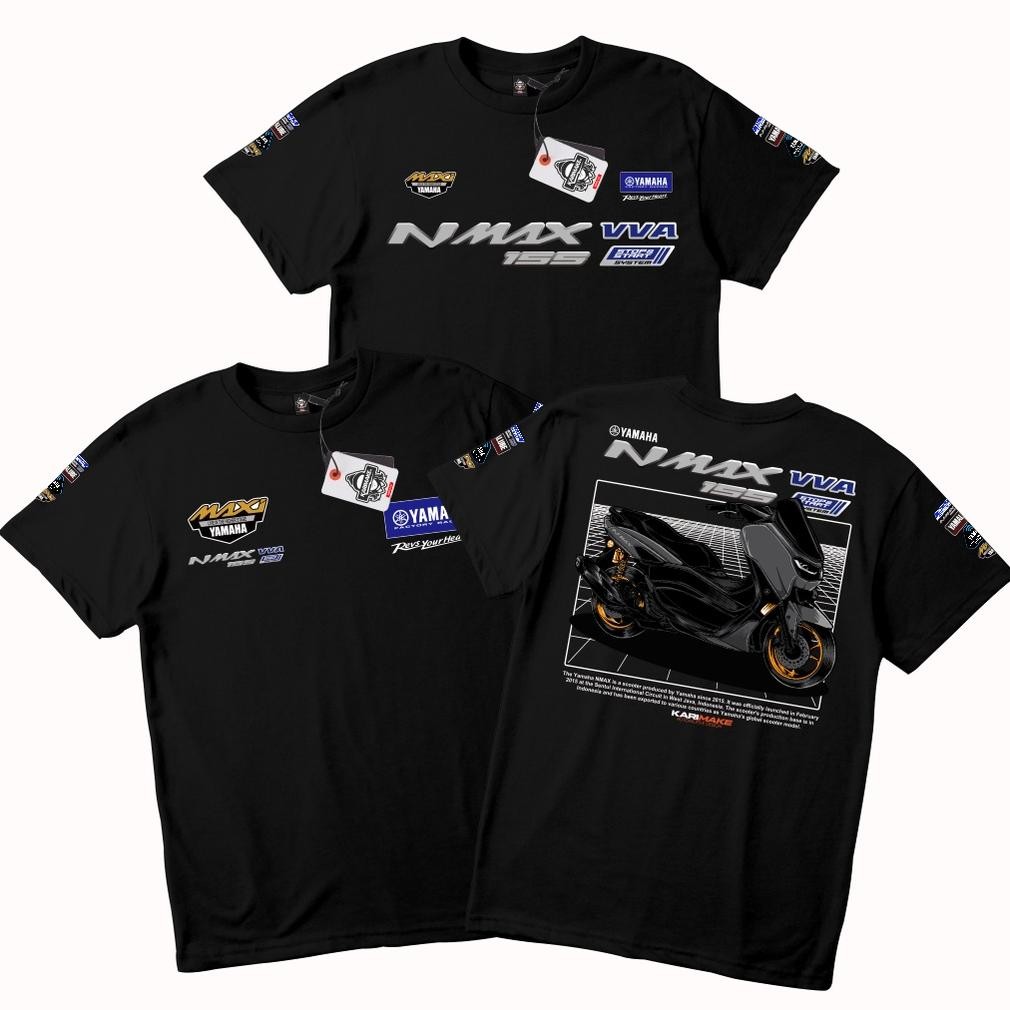 Jual Limited Karimake T-Shirt Motor Yamaha Nmax 155 Vva Maxi Family ...
