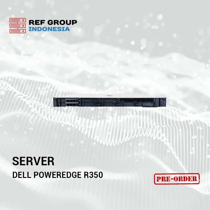 Jual Dell PowerEdge R350 19" 1U 8x 2,5" SFF Intel XEON E-2300 PERC SAS ...