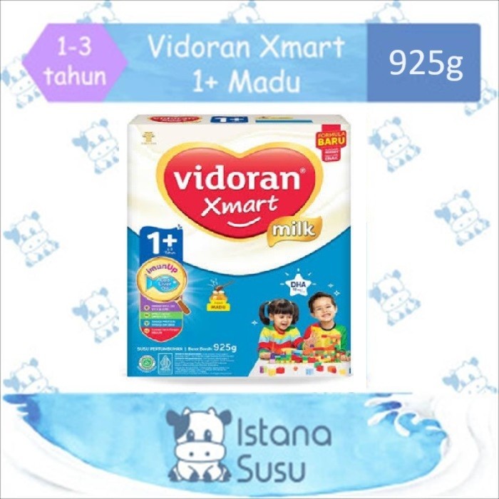 Jual Vidoran Xmart 1+ / 3+ / 5+ Vanila Madu Cokelat 925g & 700g Susu Formula | Shopee Indonesia