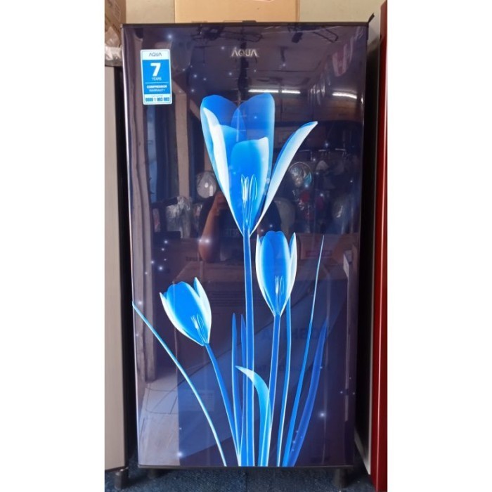 Jual KULKAS AQUA 1 pintu 181 BUNGA AQR-D181 LB / LK 181 181LB 181LK ...