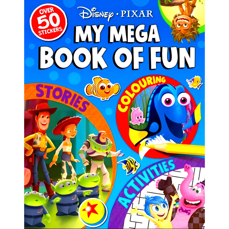 Jual ~MY MEGA BOOK OF FUN DISNEY: DISNEY PIXAR MIXED: MY MEGA BOOK OF ...