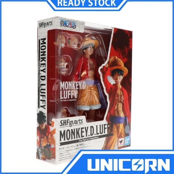 Jual SHF MONKEY D. LUFFY ONE PIECE THE RAID ON ONIGASHIMA BANDAI ASLI ...