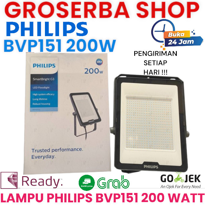 Jual LAMPU SOROT PHILIPS BVP151 200 WATT COOL WHITE LED 6500K- BVP 151 200W | Shopee Indonesia