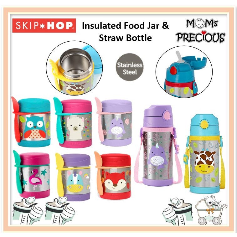 Jual Skip Hop Zoo Insulated Food Stoples / Insulated Stainless Steel ...