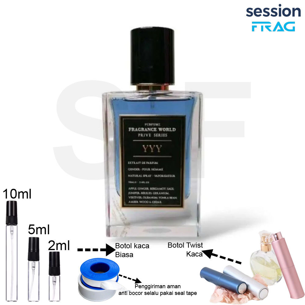 Jual Decant Parfum Fragrance World FW YYY Extrait de Parfum for Men ...