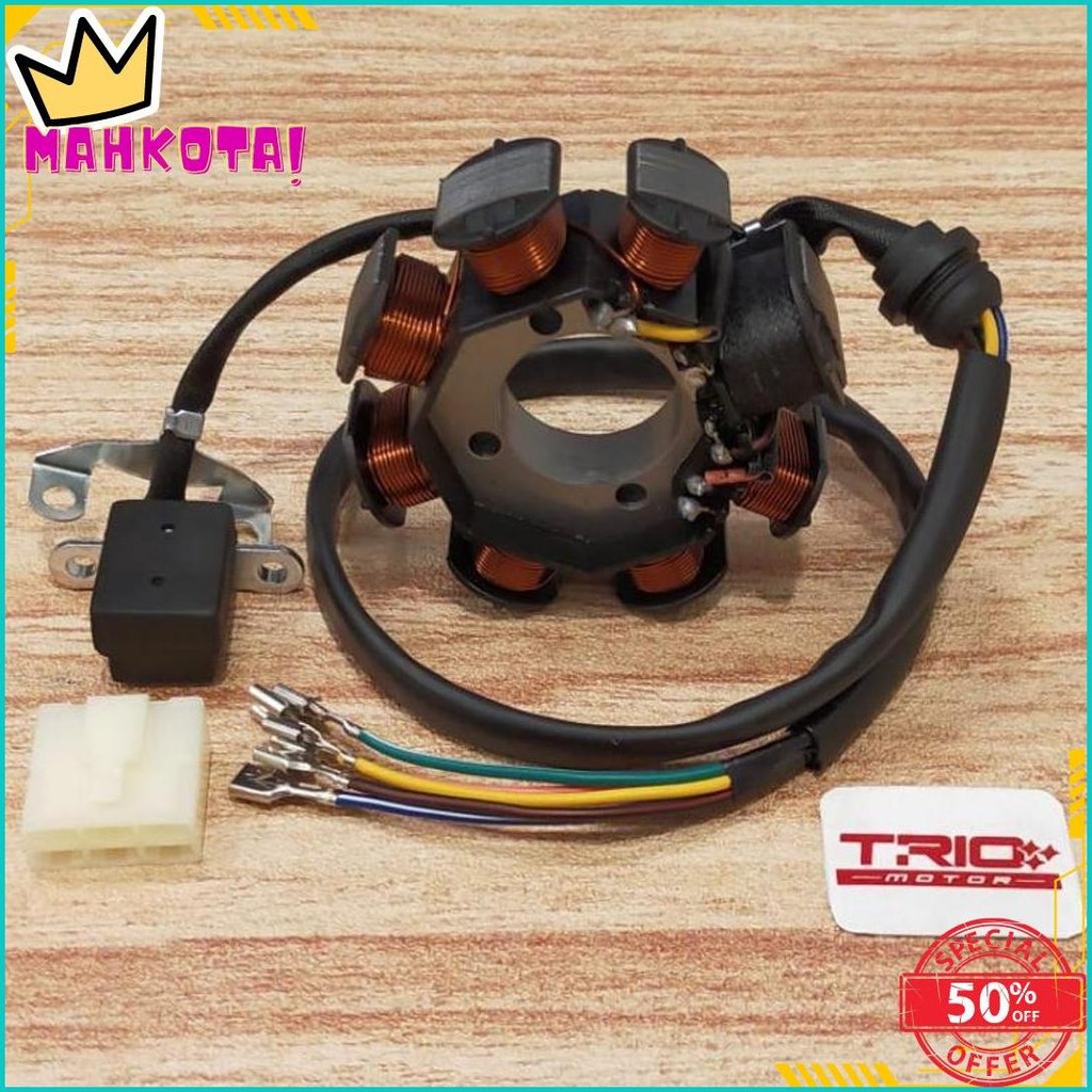 Jual Spul Appktm 150Cc 8 Pole Baut 3 Spool Stator Comp - Sedia Onderdil Motor Roda Tiga Viar ...