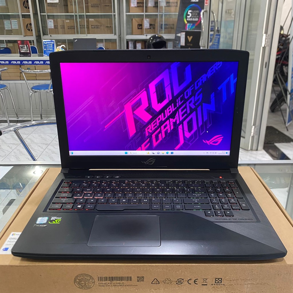 Jual Asus ROG GL503GE Core i7-8750H 8GB 256GB+1TB GTX 1050Ti 4GB (2nd ...