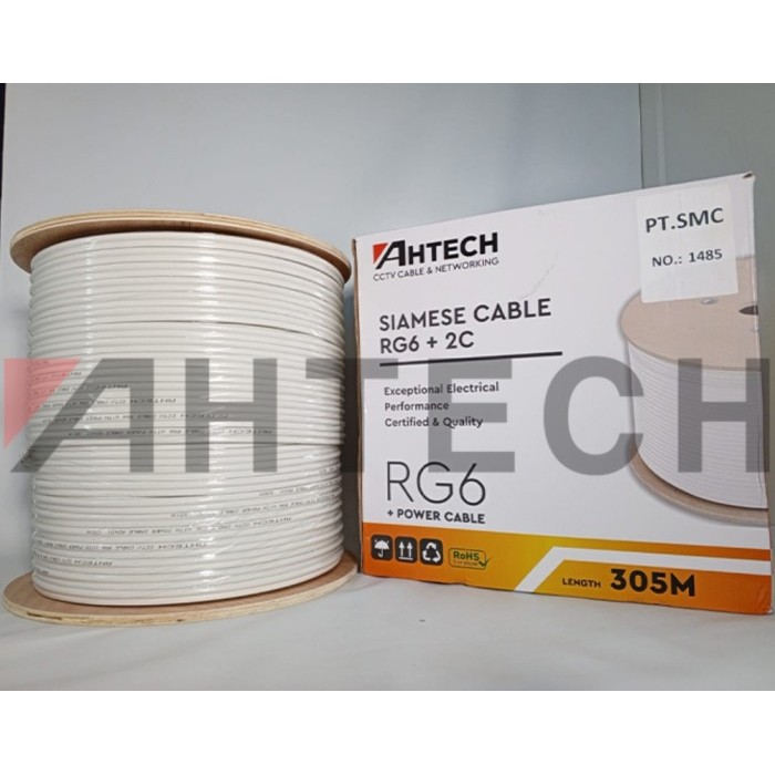 Jual Populer Kabel Cctv Sinovision Rg6+Power Kabel 300 Meter Black Outdoor | Shopee Indonesia