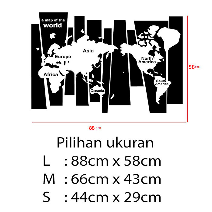 Jual Kualitas Terbaik Stiker Unik Dinding Kaca Rumah Office Wall ...