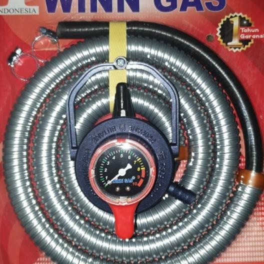 Jual Winn Gas Regulator Tekanan Rendah Dengan Gunci Ganda W-900 M Fre Selang Win | Shopee Indonesia