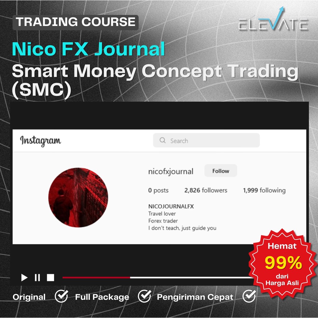 Jual Nico FX Journal – Smart Money Concept Trading (SMC) | Shopee Indonesia