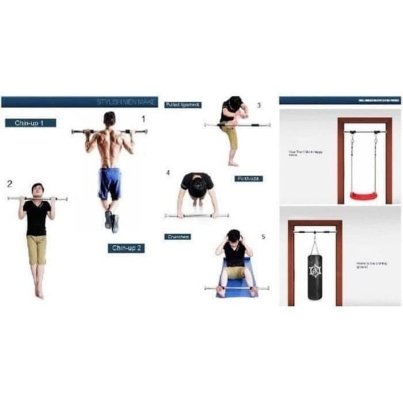 Jual Pull Up Bar Pull Up Door Pull Up Pintu Chinning Bar Iron Gym Alat ...