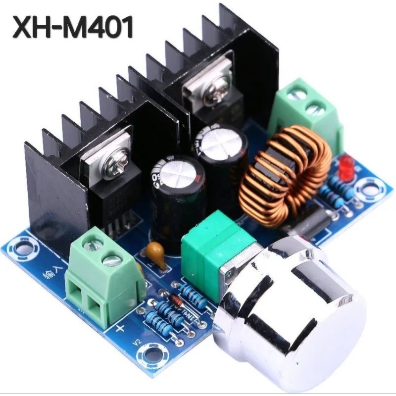 Jual XH-M401 XL4016 DC STEP DOWN VOLTAGE BUCK CONVERTER | Shopee Indonesia