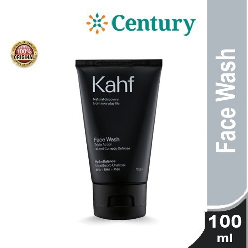 Jual KAHF TRIPLE ACTION OIL AND COMEDO DEFENSE FACE WASH 100 ML ...