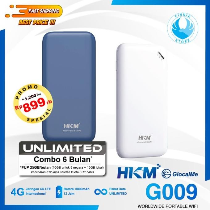 Jual Modem Mifi HKM G009 Worldwide Portable 4G LTE Wifi - Garansi Resmi LSA | Shopee Indonesia