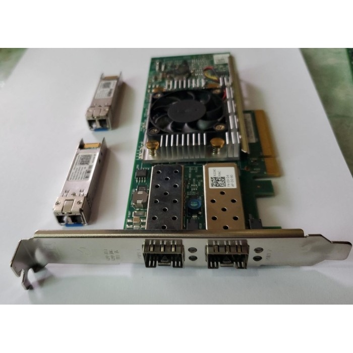 Jual [Geo] Broadcom 57810 10G Fan Dual Port Sfp Lan Card Adapter 10Gbps ...