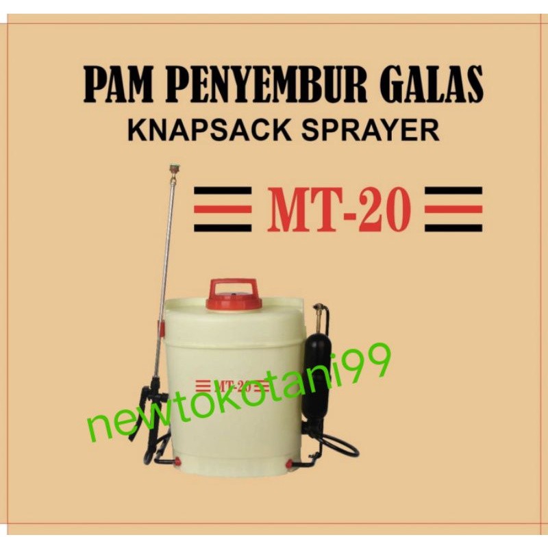 Jual PANA Tangki sprayer manual 20liter MT20 mirip pompa sprayer hama ...