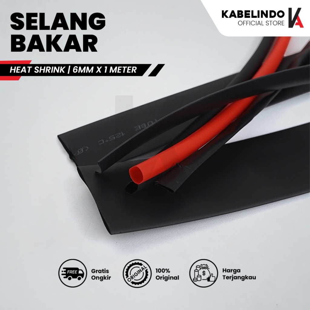 Jual SELANG BAKAR / HEAT SHRINK TUBE / SELONGSONG KABEL BAKAR ...