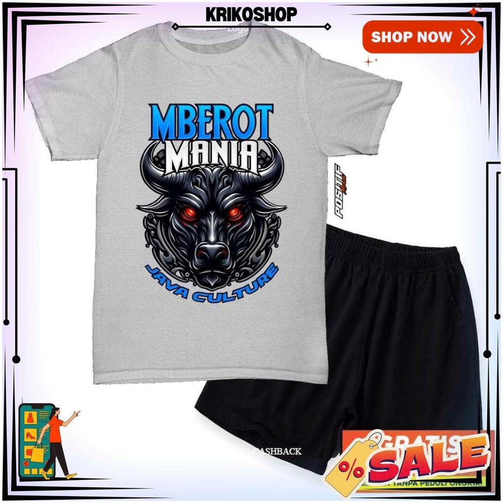 Jual Kaos Setelan Anak Mberot Mania Bantengan Malangan Positif Merch Bg ...