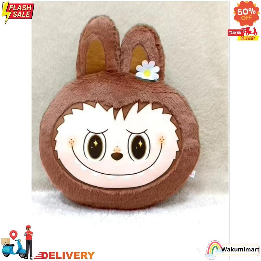 Jual 40Cm Boneka Bantal Karakter Labubu Heart Macaron Pilow Unofficial ...