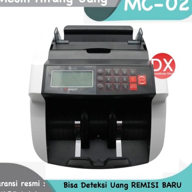 Jual Mesin Hitung Uang Money Counter Iware Mc-02 / Mc02 Automatic ...