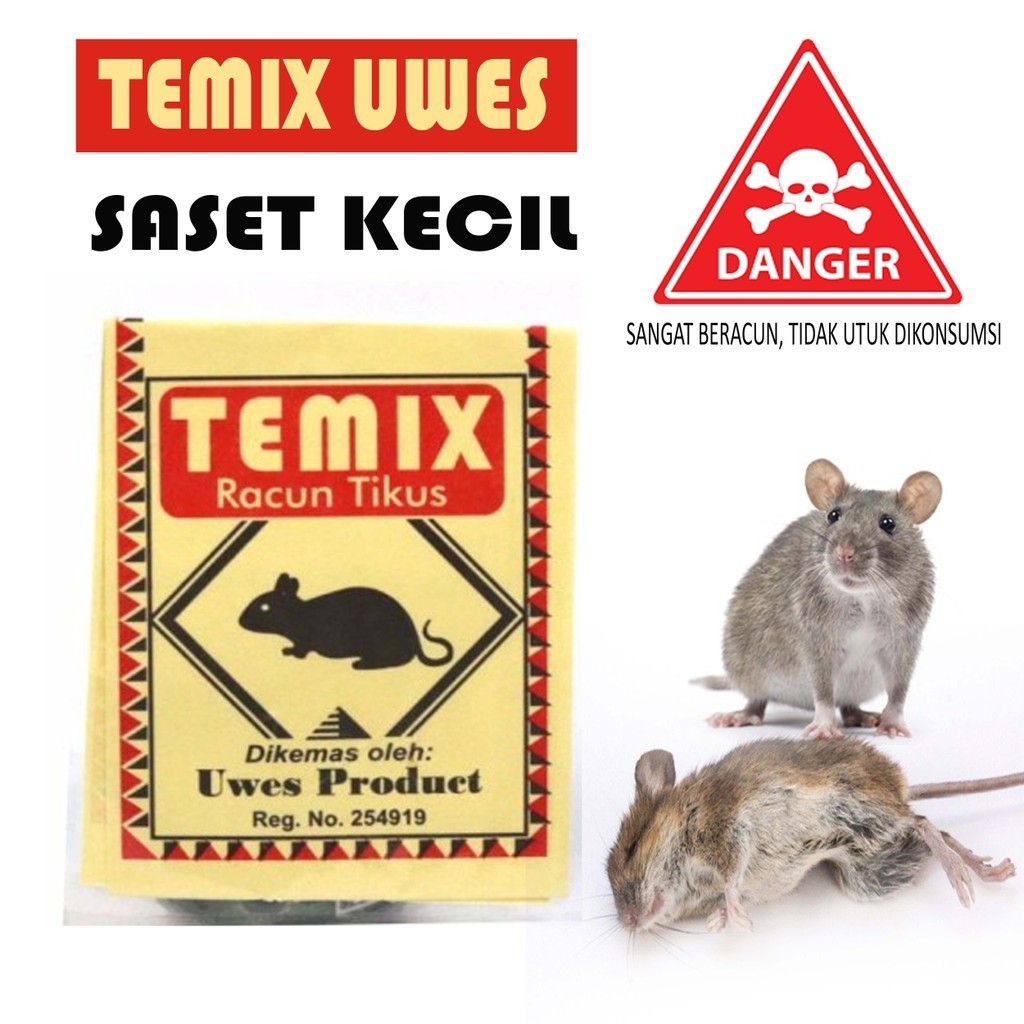 Jual Temix racun hama tikus babi mati kering ecer per sacet kecil harga ...