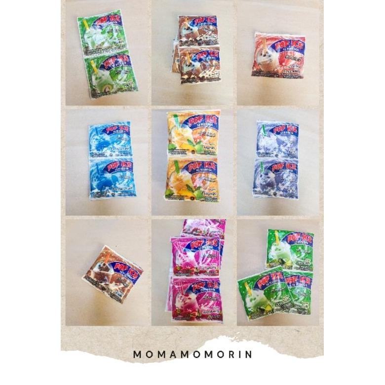 Jual MINUMAN POP ICE 25 GRAM SACHET ES BLENDER ECERAN ANEKA RASA ...