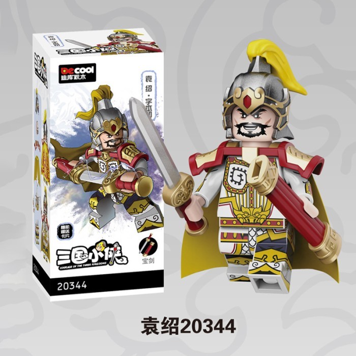 Jual Yuan Shao Brick Block DECOOL Three Kingdoms Heroes - dynasty warrior Lord general Samkok ...