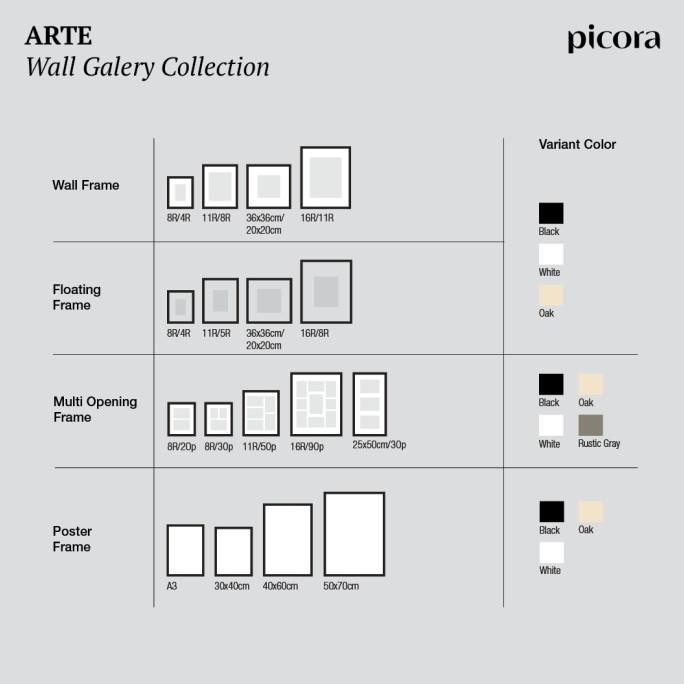 Jual PICORA ARTE Floating Frame 28x36cm (11R) Pigura Bingkai Foto ...