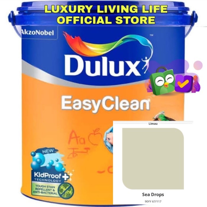Jual Dulux Easy Clean Sea Drops 20L Pail Tinting CSS | Shopee Indonesia