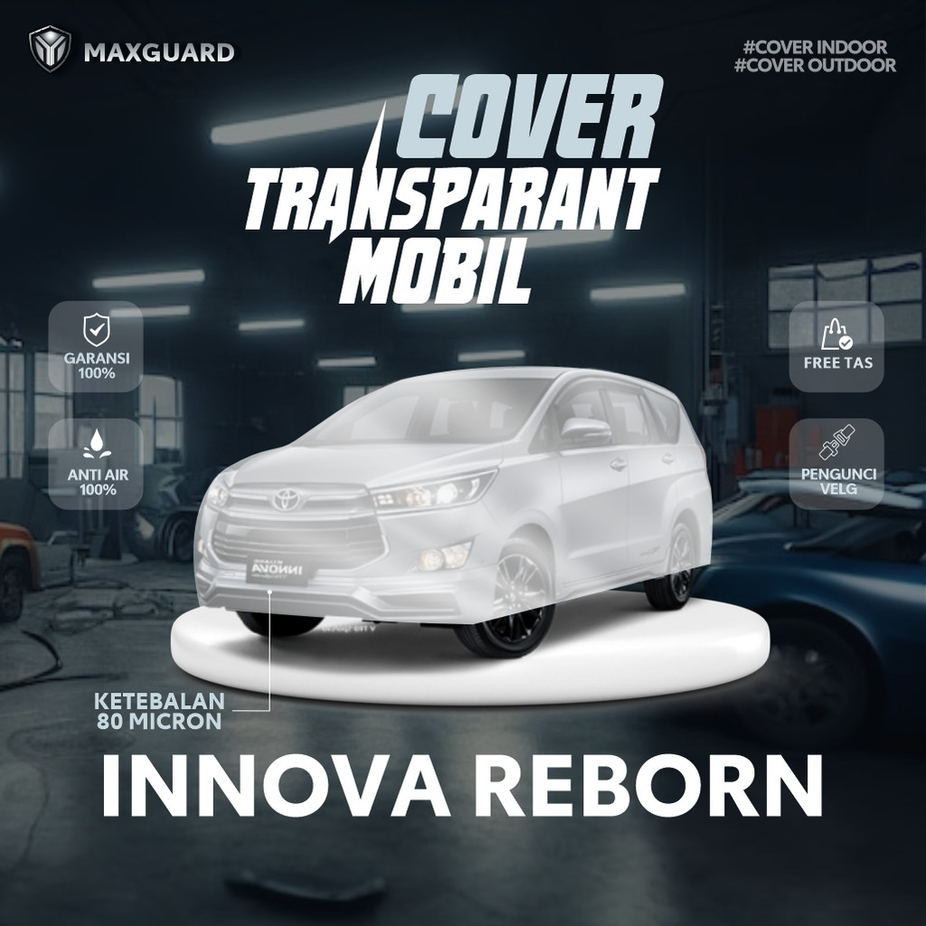 Jual Cover Mobil Transparan Innova Reborn / Sarung Mobil Plastik Kijang ...