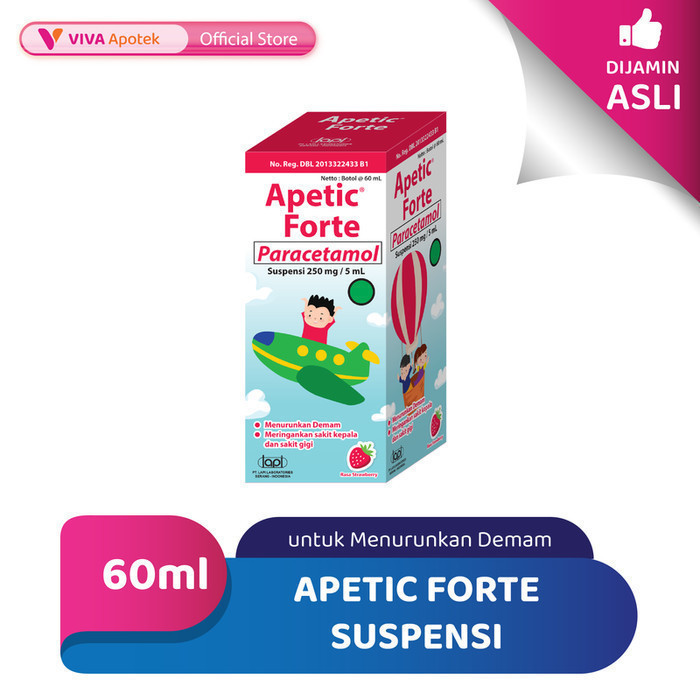 Jual Apetic Forte Suspensi Membantu Menurunkan Demam & Sakit Kepala (60 ...