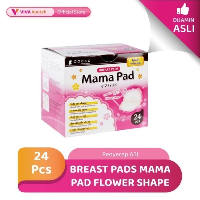 Jual Breast Pads Mama Pad Flower Shape (24 Pads) | Shopee Indonesia