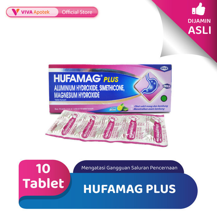 Jual Hufamag Plus Mengatasi Maag & Asam Lambung (10 Tablet) | Shopee ...