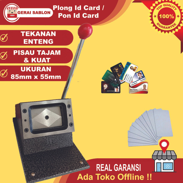 Jual PEMOTONG PVC ID CARD / PON / PLONG IMPORT KUALITAS BAGUS & TAJAM ...