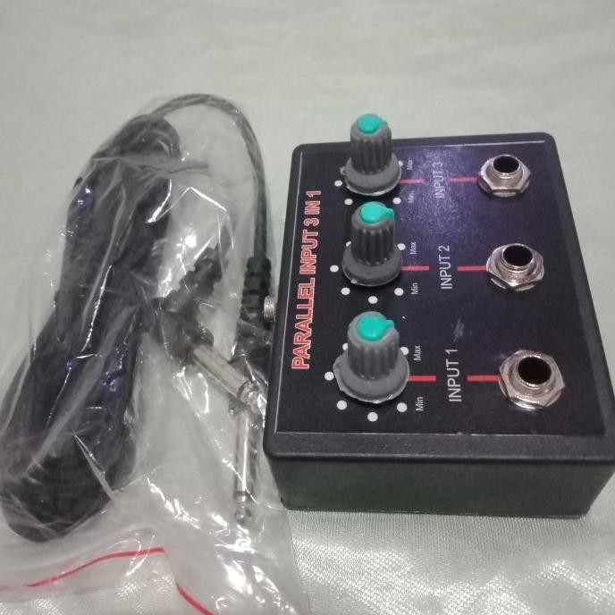 Jual PARALEL INPUT MIC 3 IN 1 JACK AKAI 6.5MM ORIGINAL DAN TERPERCAYA ...