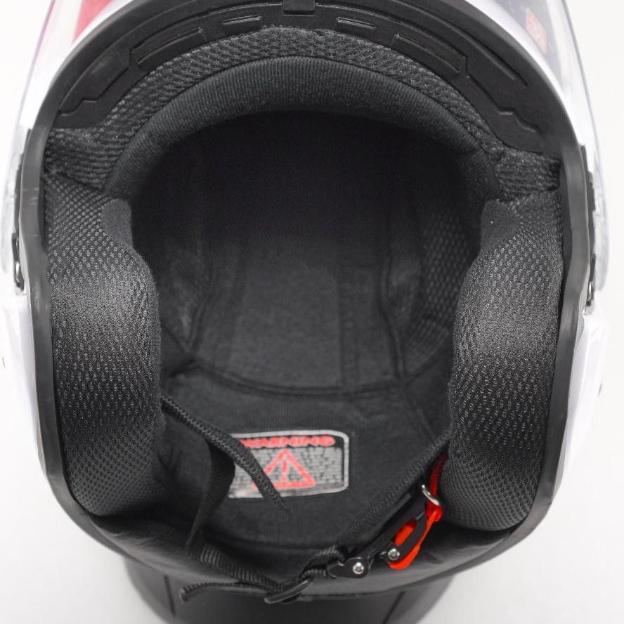 Jual sa-324 Helm Half Face Solid Harian Viral Series KYOTO R-six helmet ...