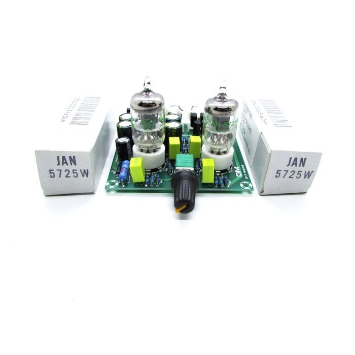 Jual DIY Preamp Audio Amplifier Line stage Tabung Tube JAN 5725 W GE US ...