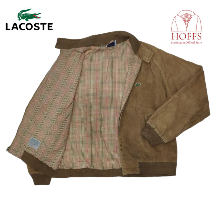 Jual LACOSTE X IZOD VINTAGE CORDUROY HARRINGTON JACKET BROWN L 1LCSTCRDRY | Shopee Indonesia