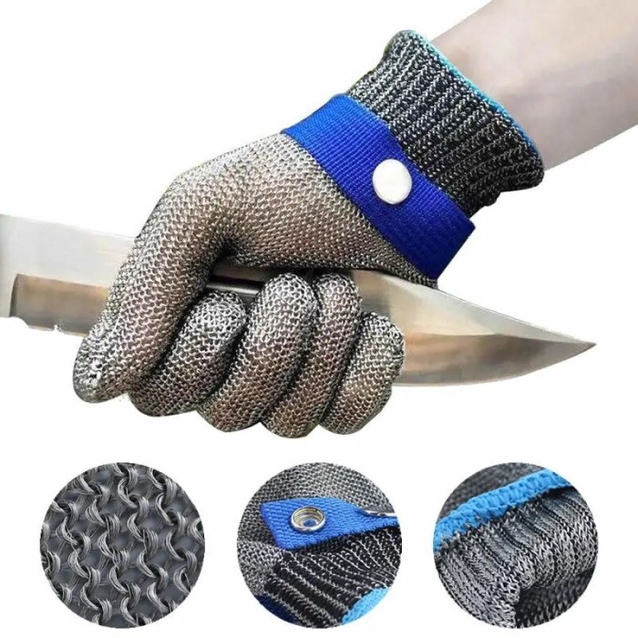 Jual Murah Sarung Tangan Besi,Stainless Steel,Safety Metal Gloves,Mesh ...