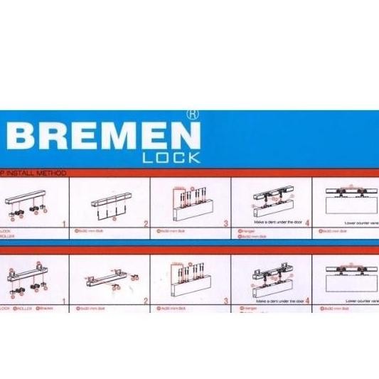 Jual Rel Pintu Sliding Geser Galvanis Besi Tebal Panjang 1.8 Meter Maks ...